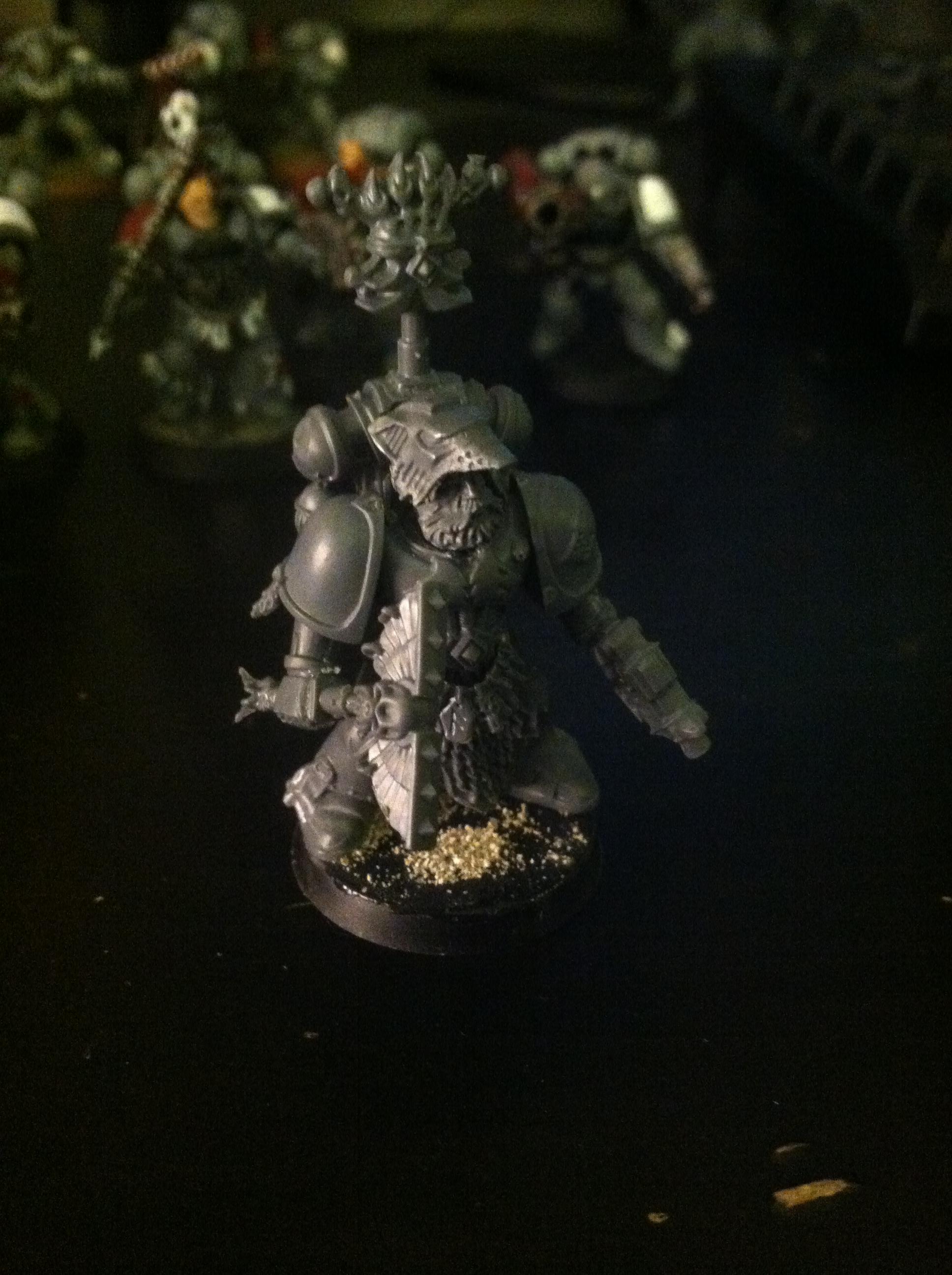 Space Marines, Space Wolves, Warhammer 40,000, Wolf Priest - wolf priest conversion view 2 ...